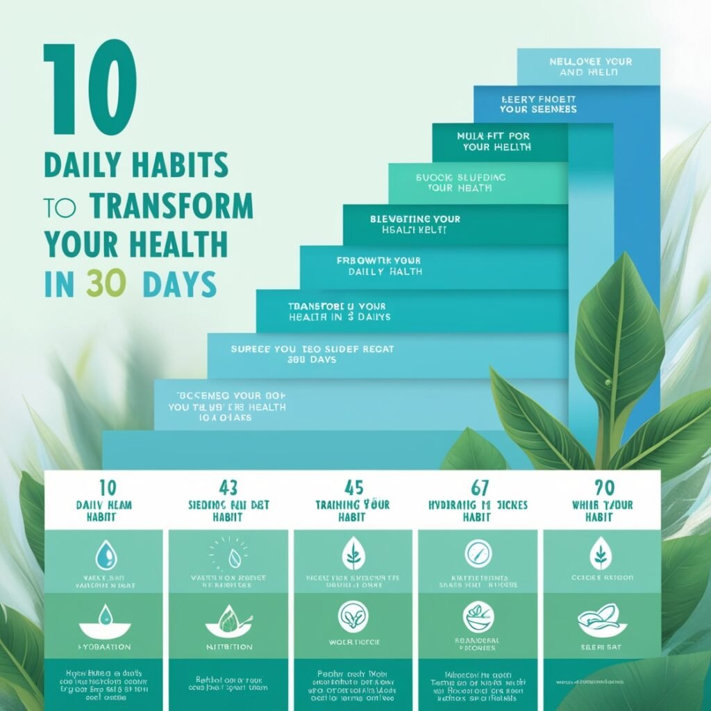 10 Daily Habits to Transform Your Health in Just 30 Days